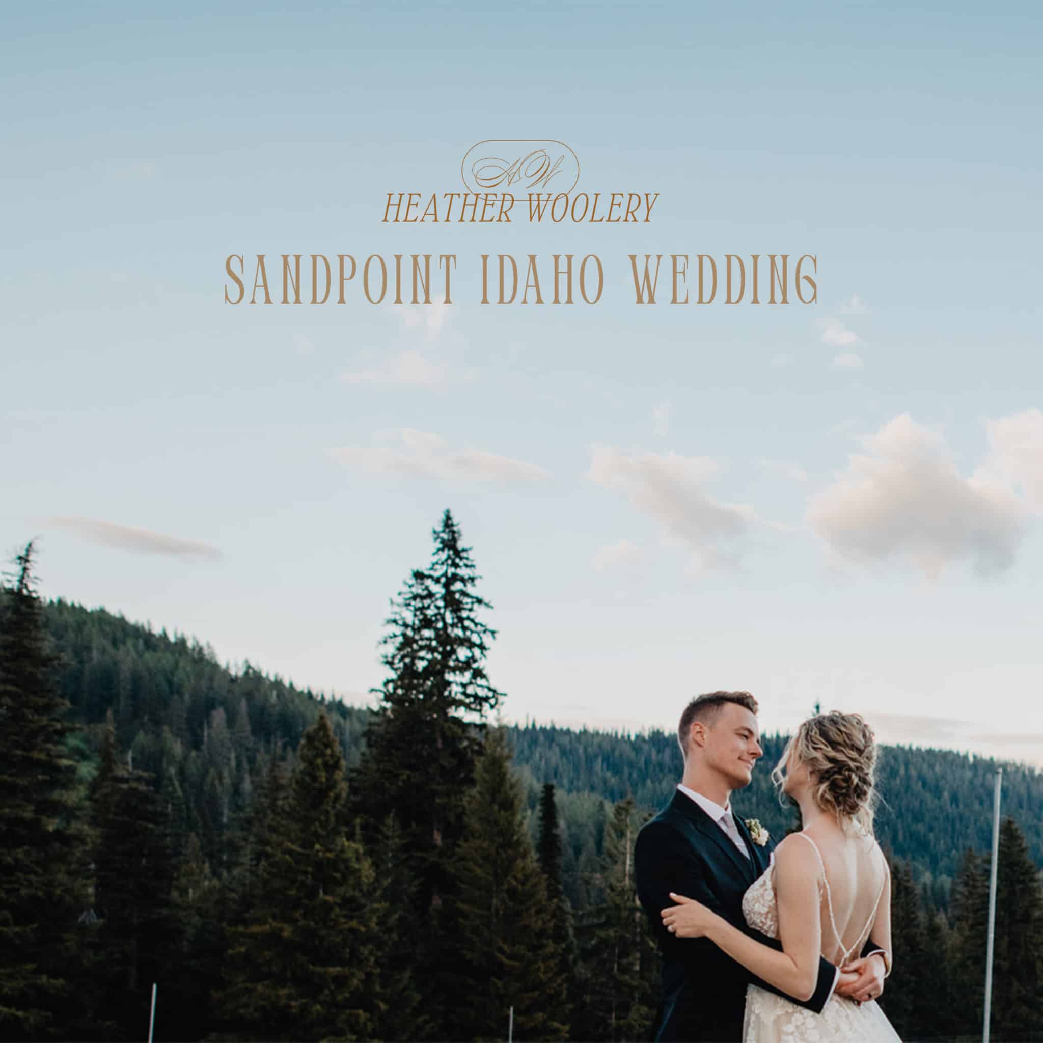 Schweitzer Mountain Wedding - Heather Woolery Photography