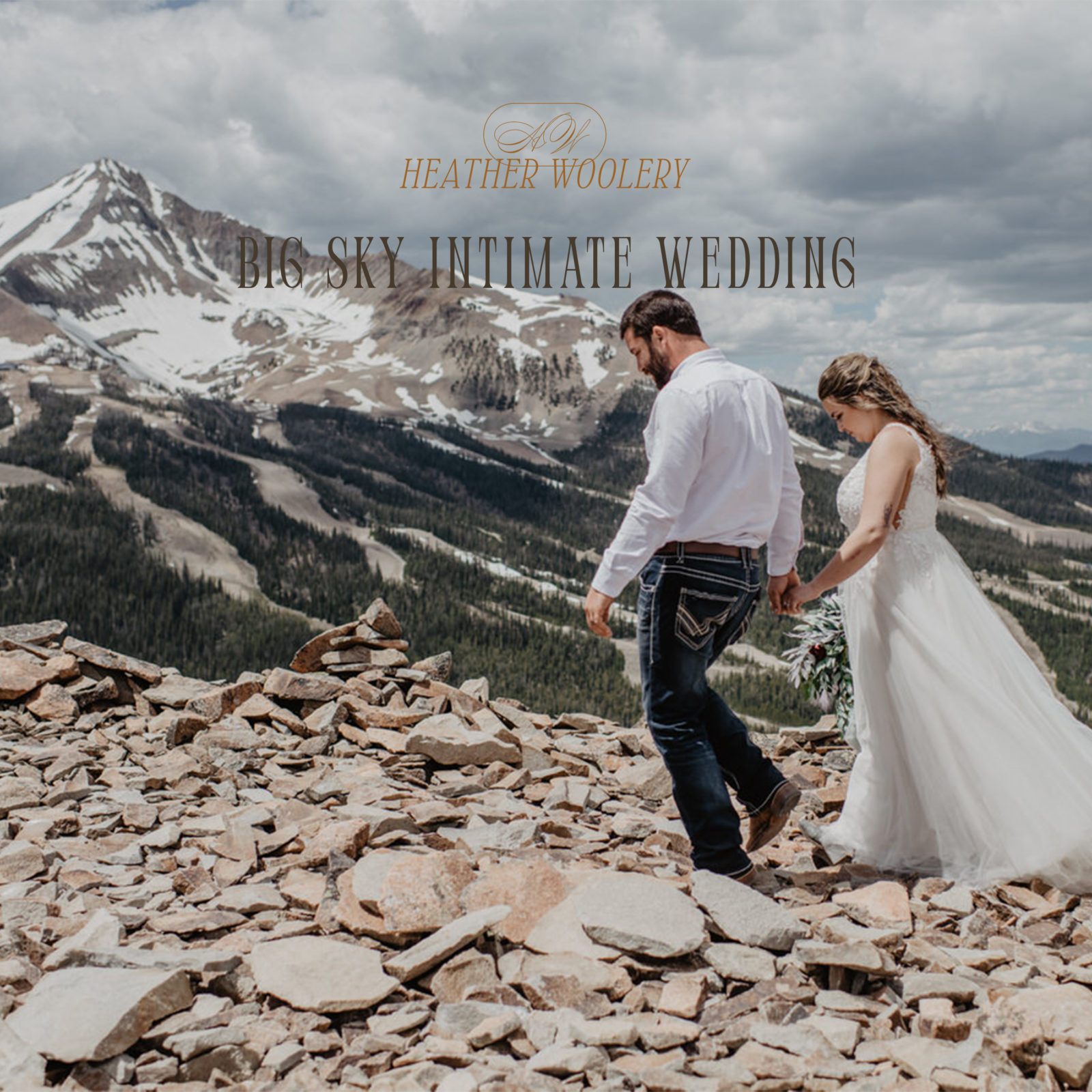 Big Sky Montana Intimate Wedding - Heather Woolery Photography